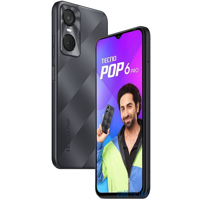 Tecno POP 6 Pro (BE8) 2/32GB Polar Black (4895180785511) UA UCRF ...