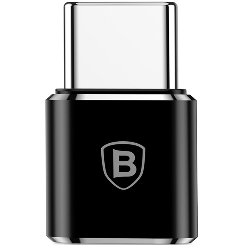 Перехідник Baseus Micro Female To Type C Male Adapter Converter Black